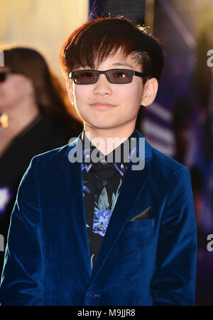 Philip Zhao attending the premiere of Ready Player One in Los Angeles ...