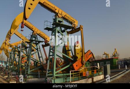 Daqing oil field of Heilongjiang Province Stock Photo - Alamy