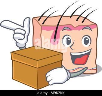 With box hair clip character cartoon Stock Vector Image & Art - Alamy