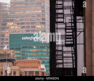 The Salesforce Tower is seen in Manhattan, New York City. (Photo by ...