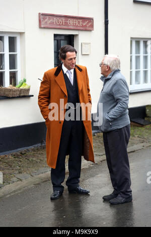 Hugh Grant filming 'A Very English Scandal' based on the life of the ...