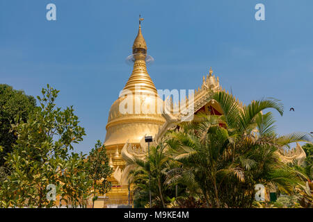Yangon Myanmar March 26, 2018 One of the main entrances to Shwedagon ...