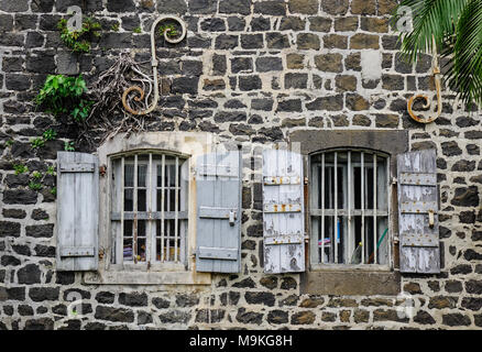 Port Louis, Mauritius - Jan 4, 2017. A park at downtown of Port Louis ...