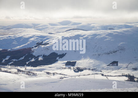 Glen Clova Valley in Angus Scotland during winter Stock Photo - Alamy