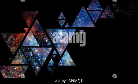 Space and geometry design. Minimal art concept. Abstract background ...