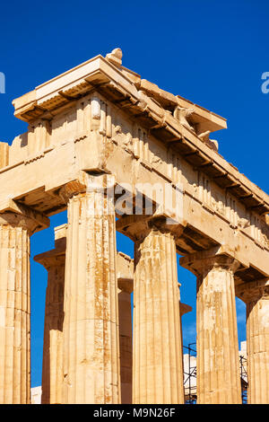 Beautiful Parthenon Columns of Greece Stock Photo - Alamy