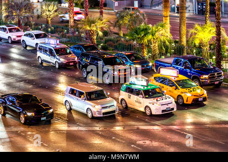 The strip at night, Las Vegas, Narvada U.S.A Stock Photo - Alamy