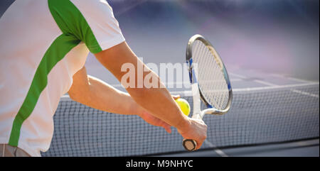 Composite image of tennisman Stock Photo - Alamy