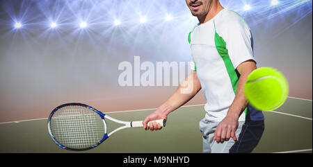 Composite image of tennisman Stock Photo - Alamy