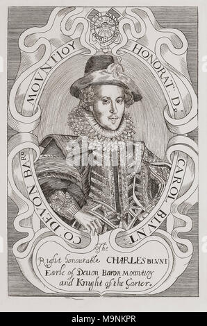 Charles Blount, 1st Earl of Devonshire, 1563-1606. English nobleman and ...