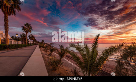 Promenade Mojacar Playa Andalucia Spain Stock Photo - Alamy
