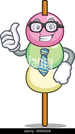 Successful dango character cartoon style Stock Vector Image & Art - Alamy