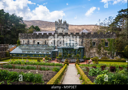 Glenveagh Castle and Garden, Glenveagh National Park, Donegal, Ireland ...