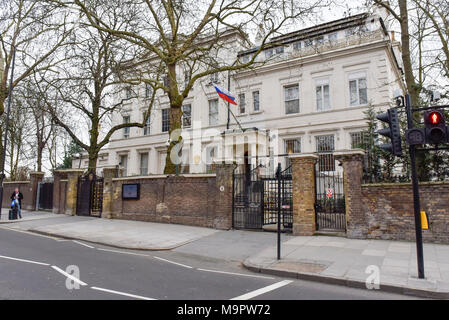 The Russian Embassy in London on Christmas Day. The Russian Embassy in ...