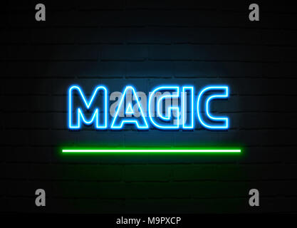 Magic neon sign Stock Photo - Alamy