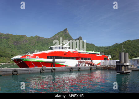 Moorea Ferry French Polynesia Stock Photo - Alamy