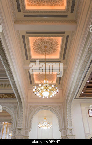 The interior of the Al Manara Mosque in Dubai, UAE, Middle East Stock ...