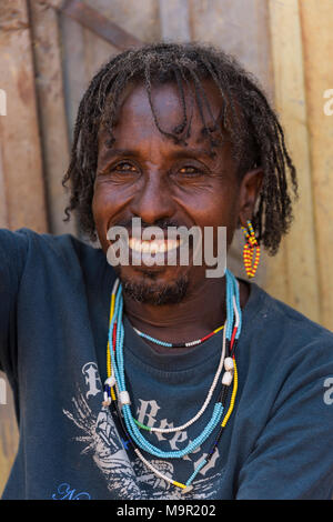 Portrait of Hamer man, Turmi, Ethiopia, Africa Stock Photo - Alamy
