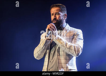 The Swiss pop singer and presenter Leonard live at the 16th Schlager ...