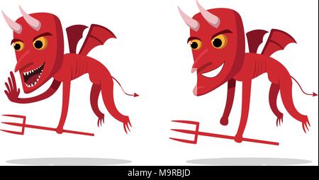 A cartoon illustration of a devil talking Stock Vector Image & Art - Alamy