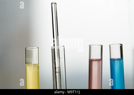 Various colors of reagents in vitro, biochemical experiments Stock ...