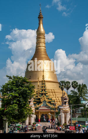 Myanmar, Burma, Bago, Hintha Gon Pagoda, hintha, hamsa, birds image ...