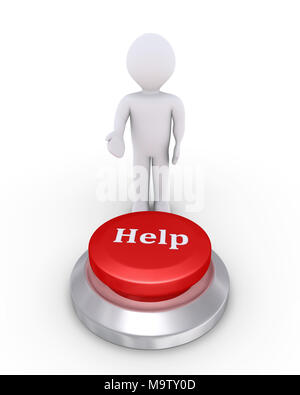 Support Button Showing Help Faq And Assistance 3d Rendering Stock Photo ...