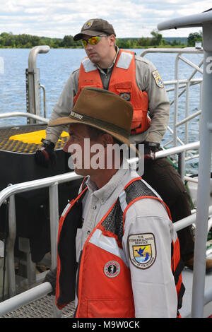 Cory Racine and James Criger, biological and physical science ...