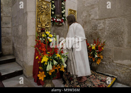The Column of the Flagellation of Jesus inside the Roman Catholic ...