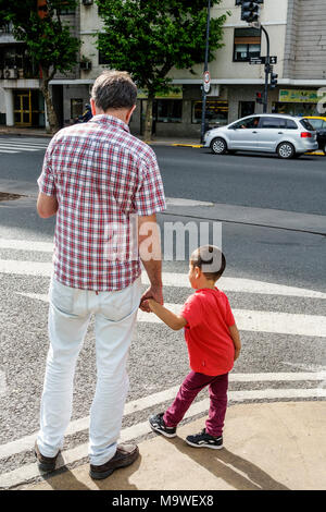 Buenos Aires Argentina,Recoleta,intersection,pedestrian,street crossing ...