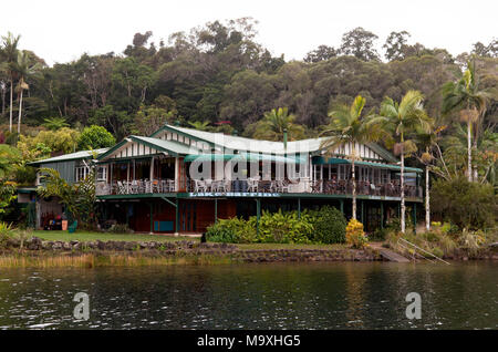 The Teahouse at Lake Barrine, Crater Lakes National Park, Atherton ...