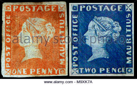 Mauritius Post Office Stamps Stock Photo: 140185722 - Alamy