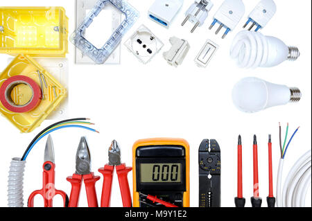 Multimeter, work tools and components for a residential electrical ...