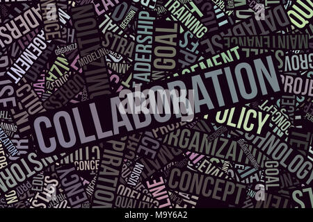 Collaboration word cloud Stock Photo: 160949709 - Alamy