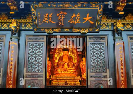 Interior of the Da Ci'en Temple Complex with the Tower of the Big Wild ...