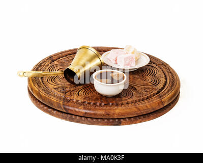 Rahat Lokum (delicious in Turkish) white-pink color - street cafe ...