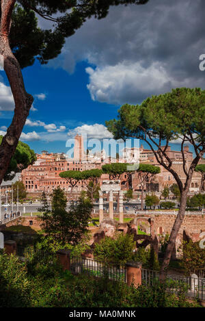 View of Imperial Forum of Caesar in Rome, Italy Stock Photo - Alamy