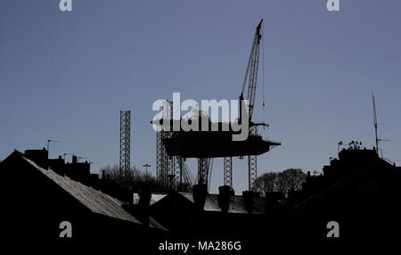 The jack-up barge GMS Endeavour at substation Z11 on Hornsea Project ...
