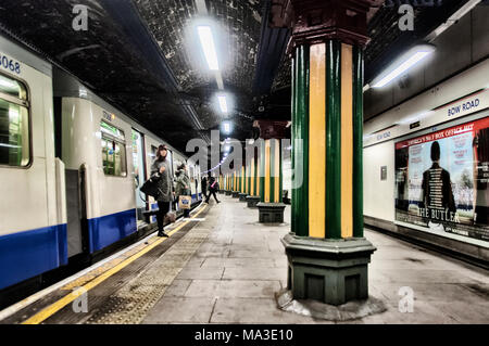 Bow Road Underground Station, London Borough of Tower Hamlets-1 Stock ...