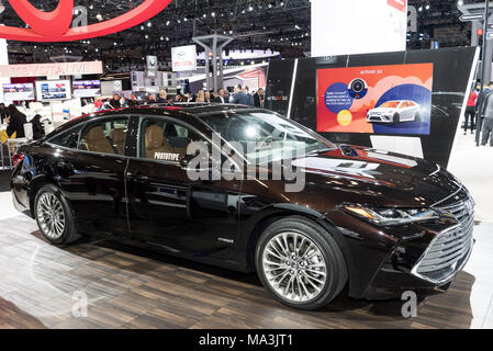 The Toyota Avalon Hybrid prototype at the New York International Auto ...