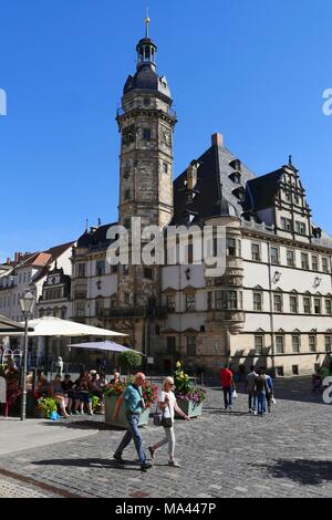 Altenburg City Hall. Altenburg, Thuringia, Germany Stock Photo - Alamy