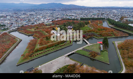 Hakodate, Japan at Fort Goryokaku in winter Stock Photo - Alamy