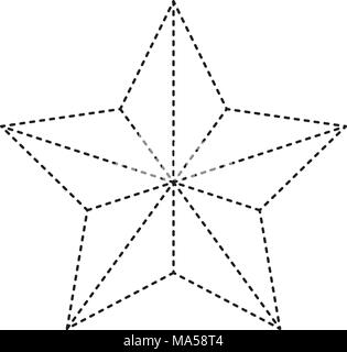 dotted shape shiny stars space glitter design vector illustration Stock ...