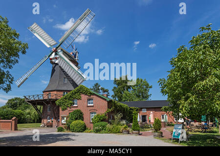 Seefeld windmill, Germany, Lower Saxony, Seefeld Stock Photo - Alamy