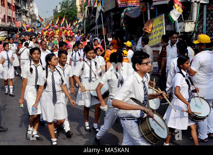 People of Jain Community take parts in a religious procession to ...