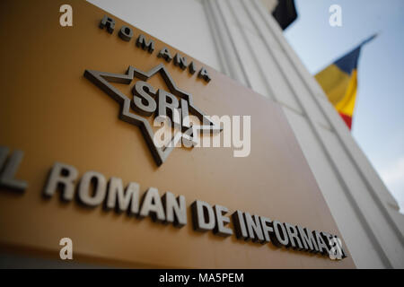 Romanian Intelligence Service logo Stock Photo - Alamy