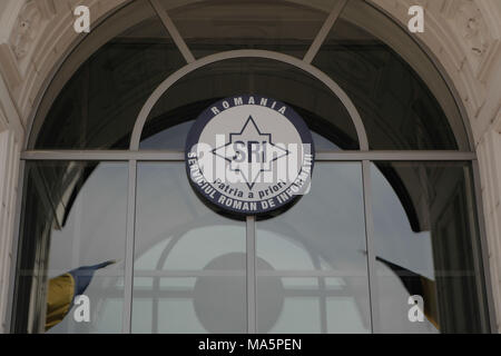 Romanian Intelligence Service logo Stock Photo - Alamy
