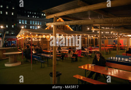 Flat Iron Square Bars and Eateries in London Bridge - London UK Stock ...
