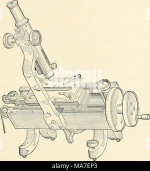 . Elementary chemical microscopy . Ocular Stock Photo - Alamy