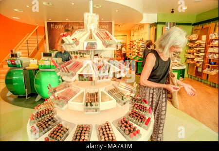 The outlet store at The Body Shop's Littlehampton headquarters Stock ...